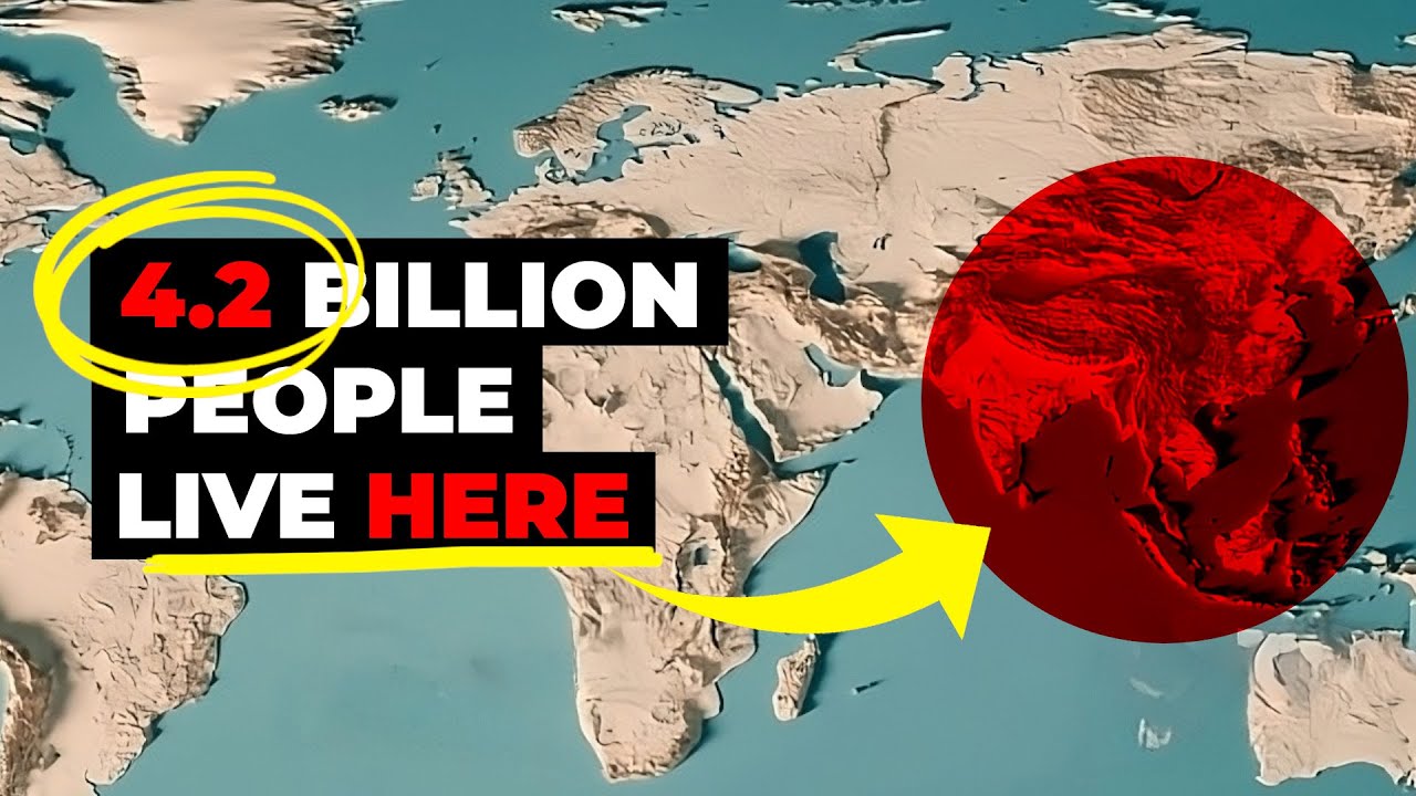 Why 50% Of The World's Population Lives Inside This Circle?