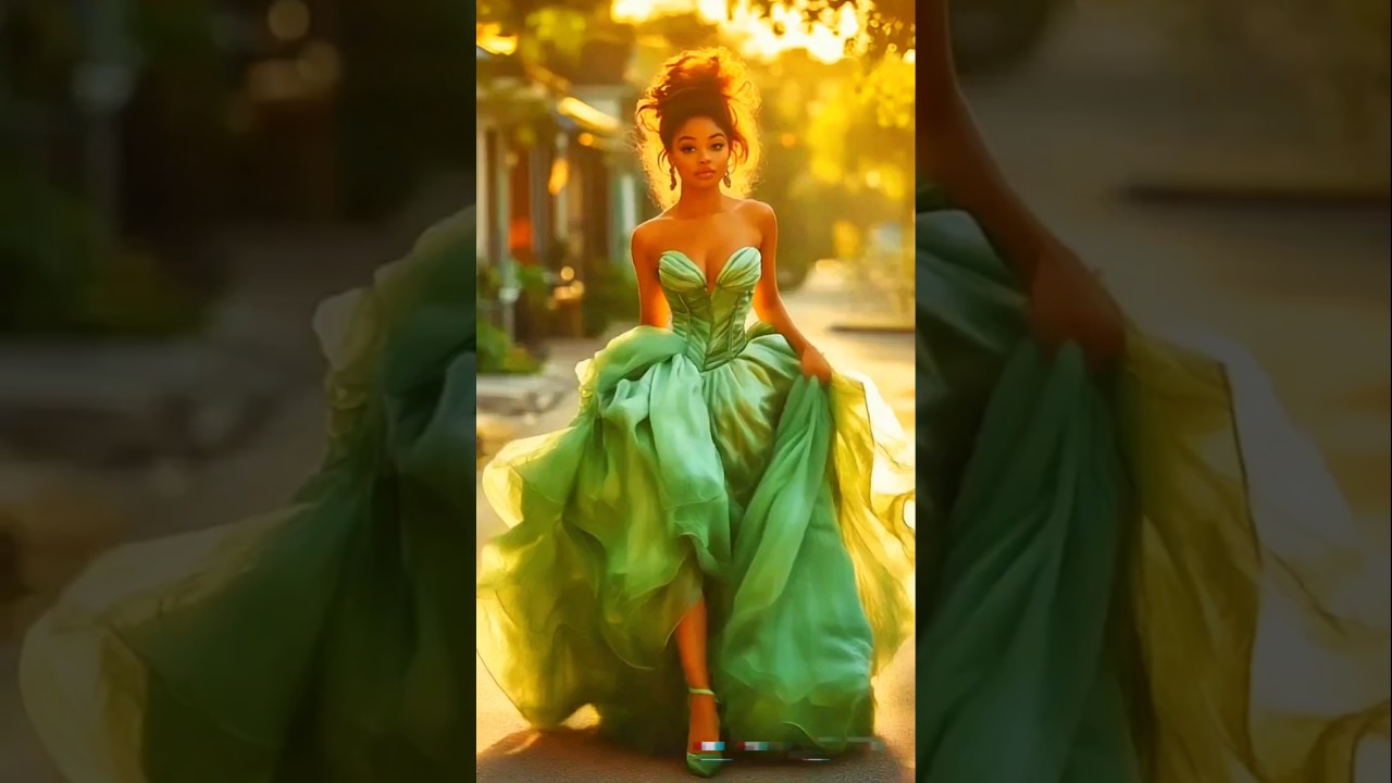 #DisneyPrincess #Tiana Gets a Futuristic Glow-Up! #aiedits #aiediting #disney