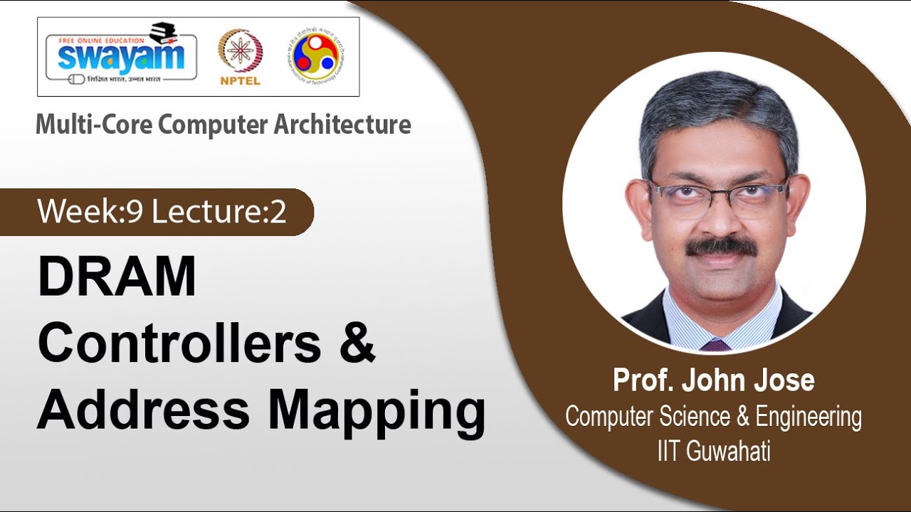 Lec 33: DRAM Controllers & Address Mapping