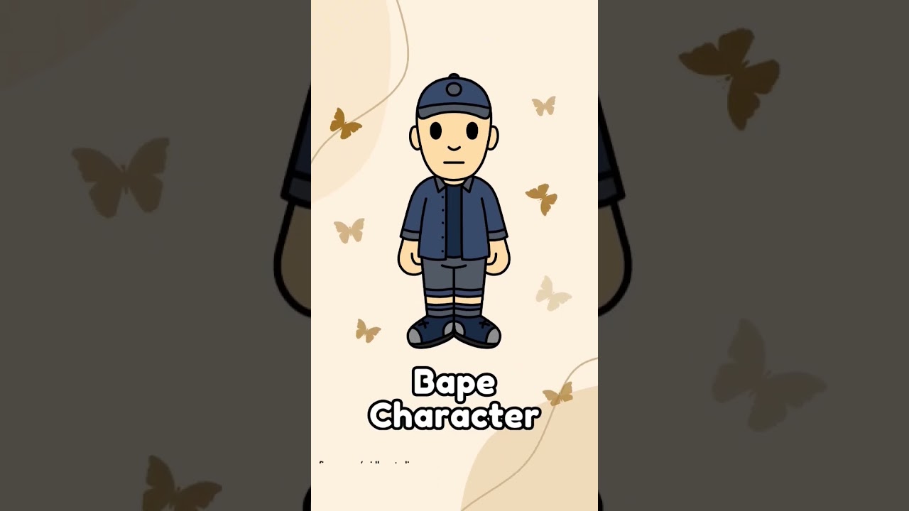 Bape character #cartoon #character #cute #vector