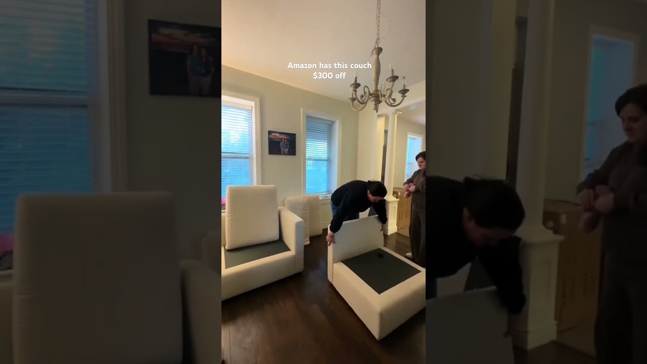 Modular sectional is 300 off on Amazon