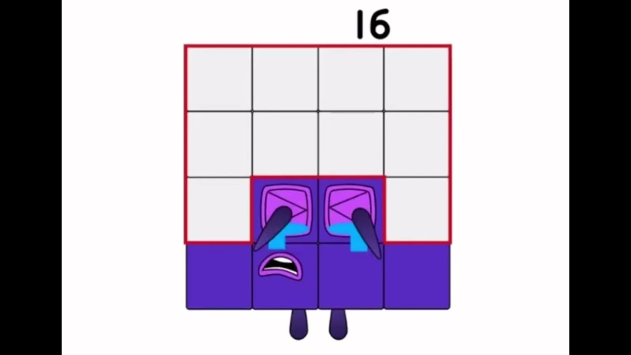 Numberblock 16 Crying