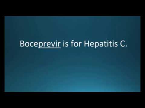 How to pronounce boceprevir (Victrelis) (Memorizing Pharmacology Video Flashcard)