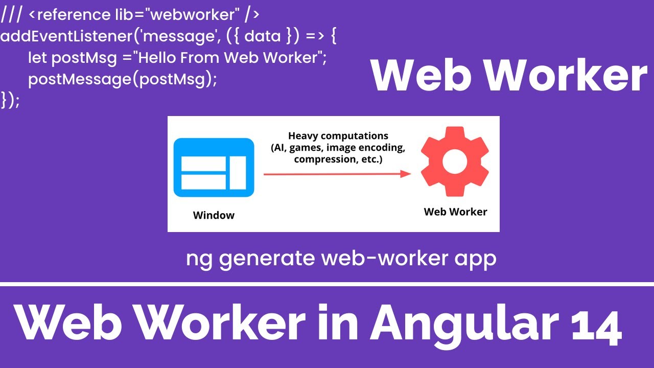 How to Create Web Workers in Angular | Angular Tutorial