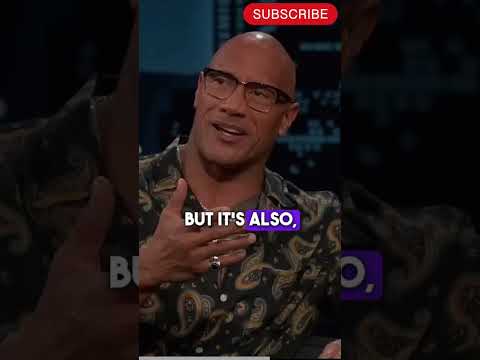 The rock's skincare line Credit Jimmy kimmel live wwe viral shorts