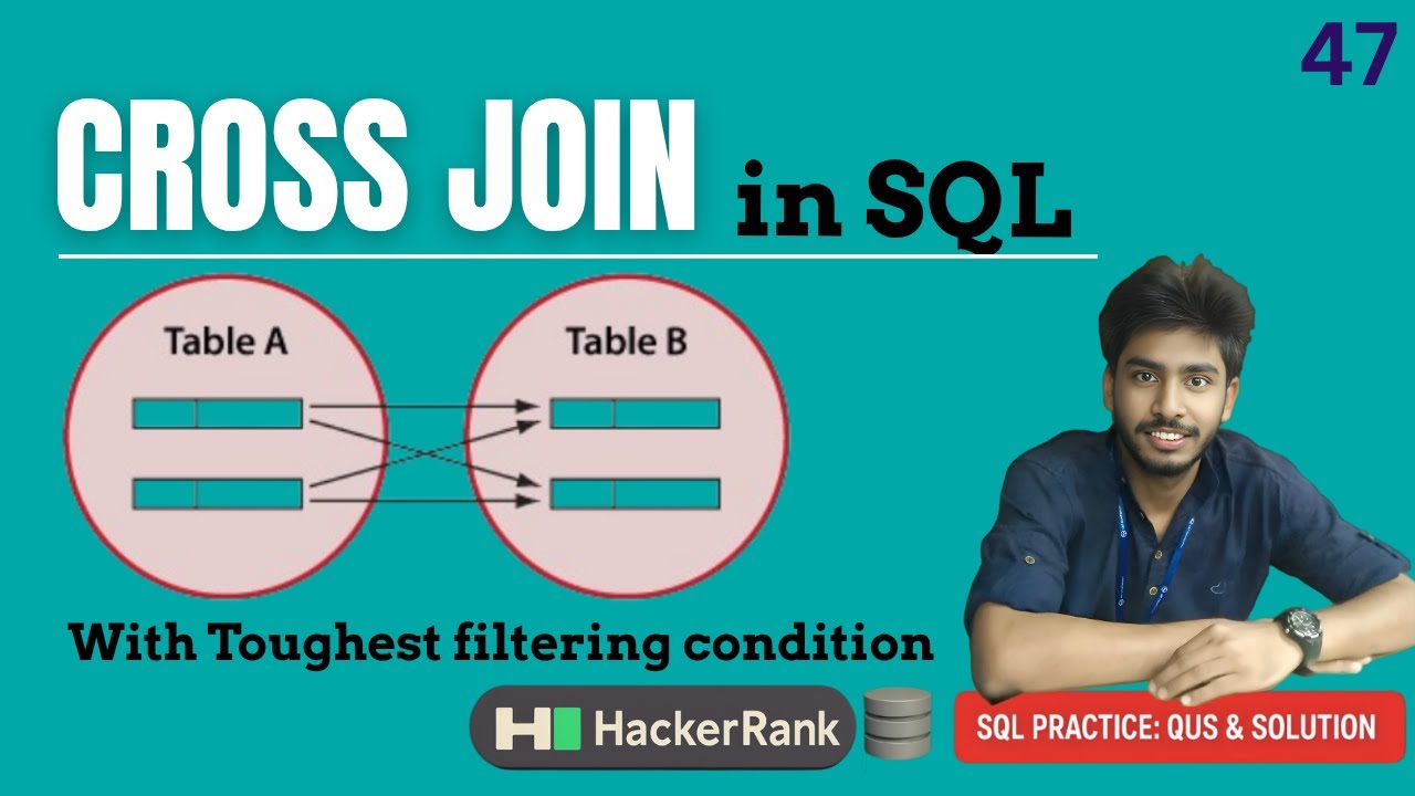 47) 15 Days of Learning SQL | Hackerrank sql questions | SQL | sql tutorial | sql full course