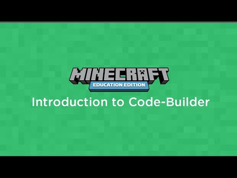 Introduction to Code Builder and Chicken Rain in Minecraft: Education Edition