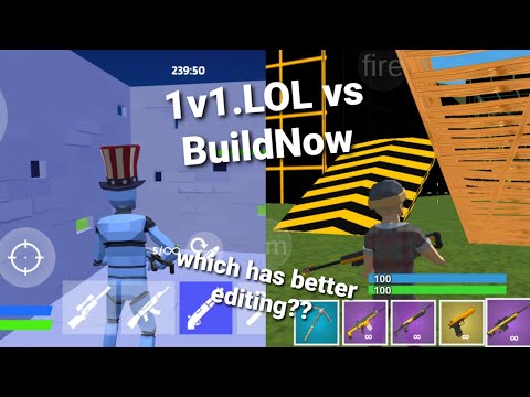 1v1.LOL vs BuildNow GG | which has the smoothest editing?