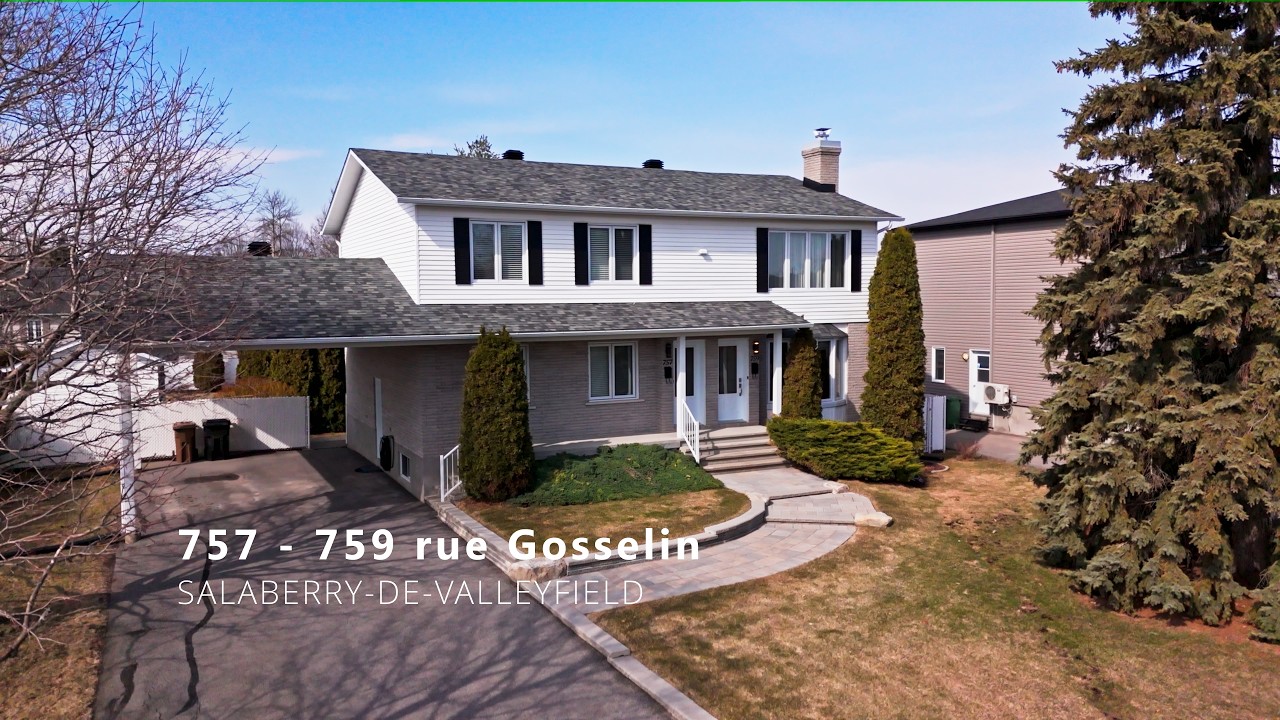 Maison à vendre  |  759 rue Gosselin, Valleyfield