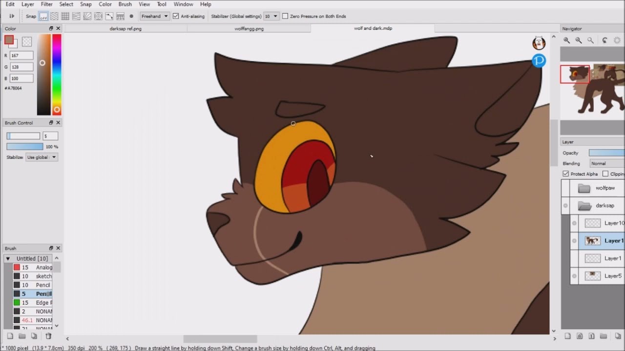 Going on patrol WARRIOR CAT OC SPEEDPAINT