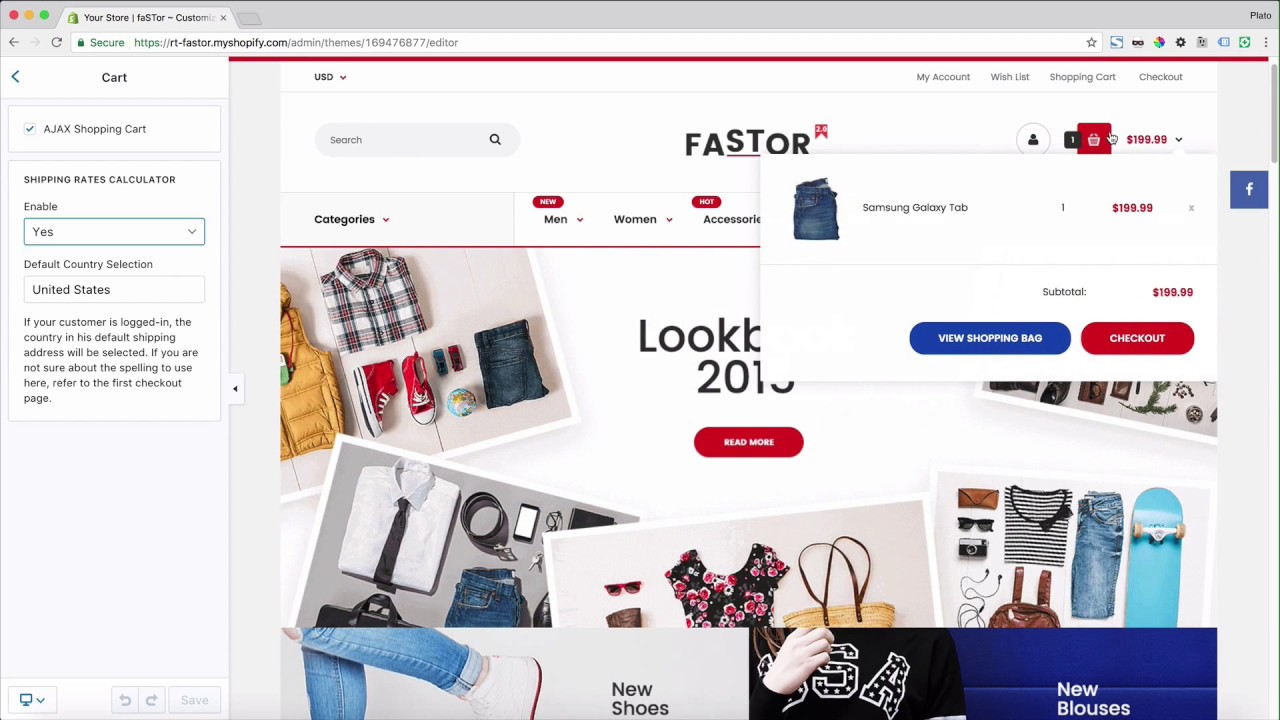 Fastor - General - Cart Page