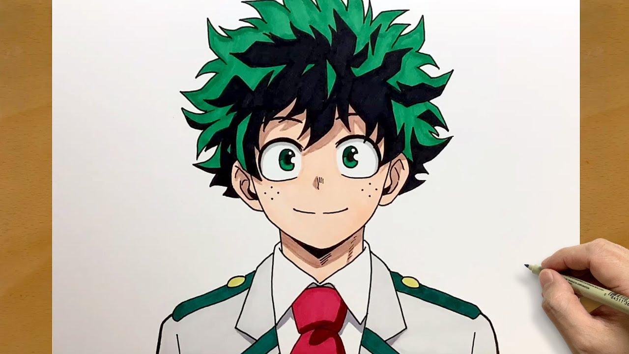 How to Draw DEKU (My Hero Academia) | Easy Step by Step Drawing