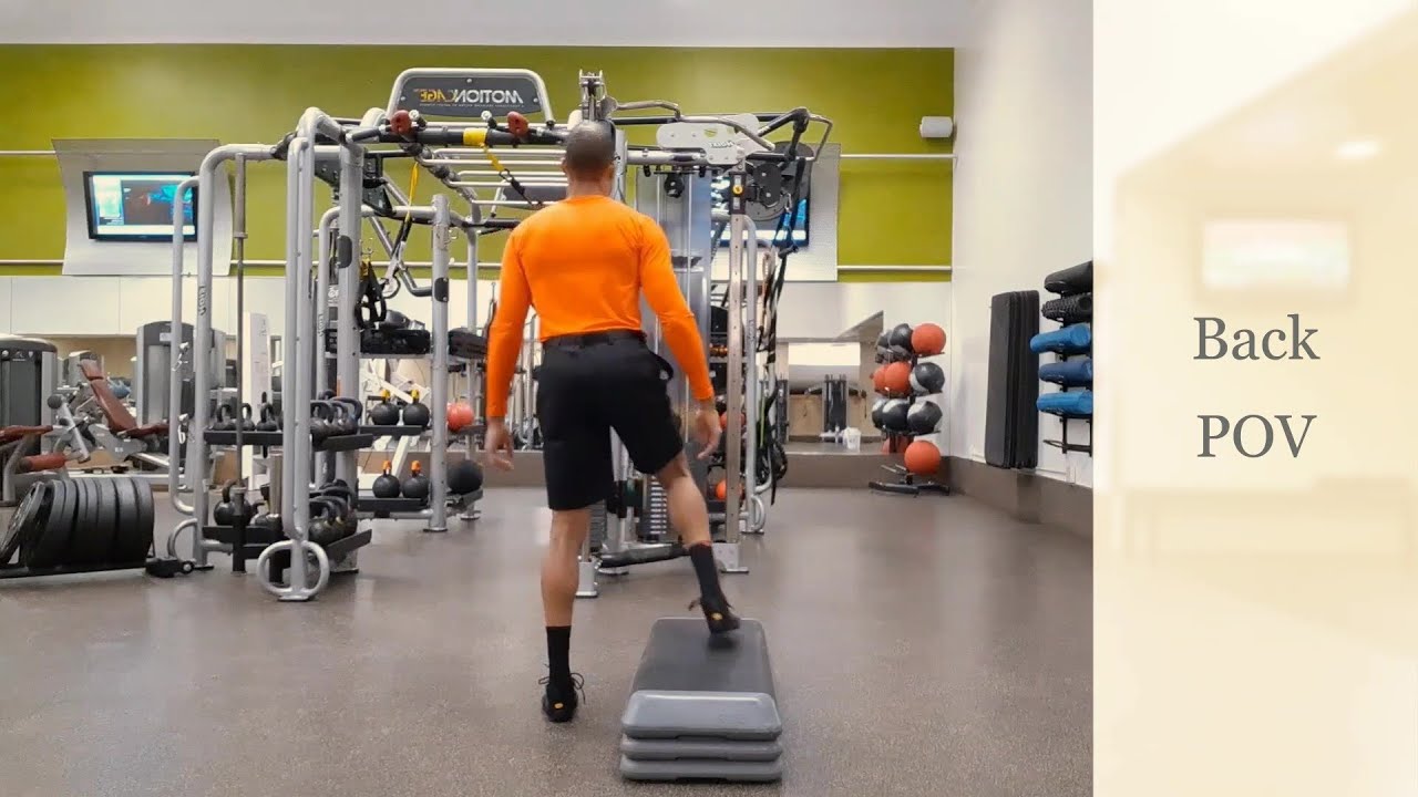 Side Step Up & Down to Balance: Alternating