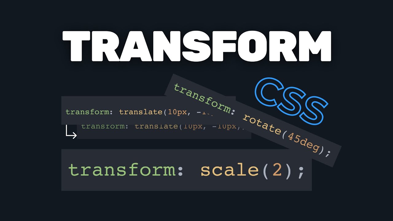 Learn CSS Transform in 2 Minutes: Scale, Rotate & Translate Elements