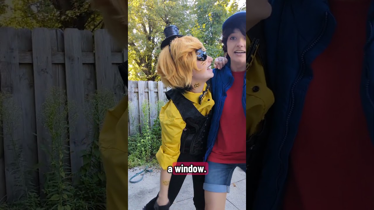 bonding with grunckle Fords BF went wrong #gravityfalls #gravityfallscosplay #cosplay #billcipher