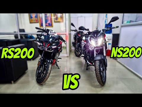 2025 Bajaj Pulsar NS 200 VS RS 200 | Full Comparison | Same Engine ? | 35k Price difference