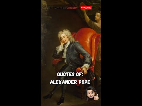 Amazing Quotes of Alexander Pope | Sunday Wisdom | #quotes #alexanderpope #net #set
