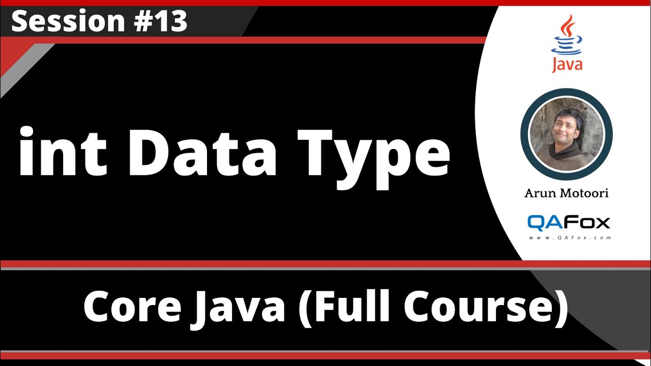 Core Java - Part 13 - int Data Type
