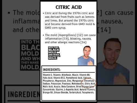 Citric Acid, the dangers, and and Mold Allergies