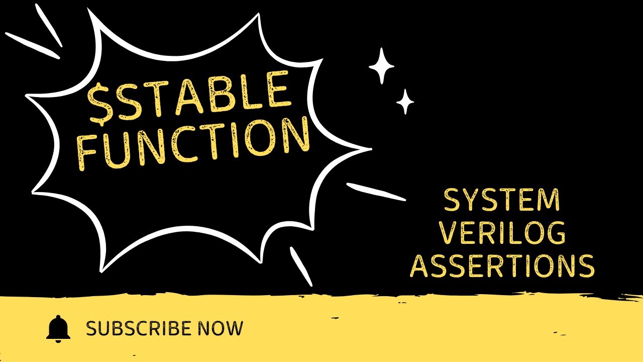 $stable in SystemVerilog Assertions | Explained with Examples | SVA Tutorial