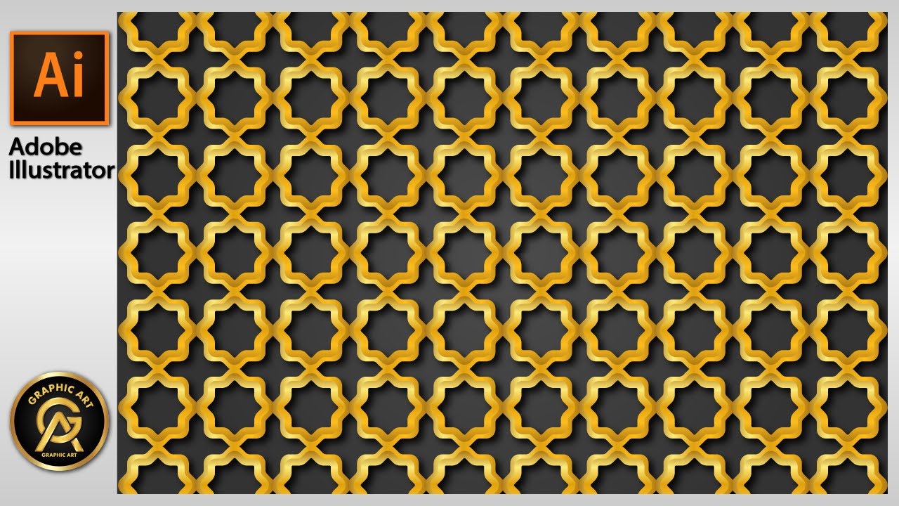 Islamic Pattern Design Background | Adobe Illustrator CC