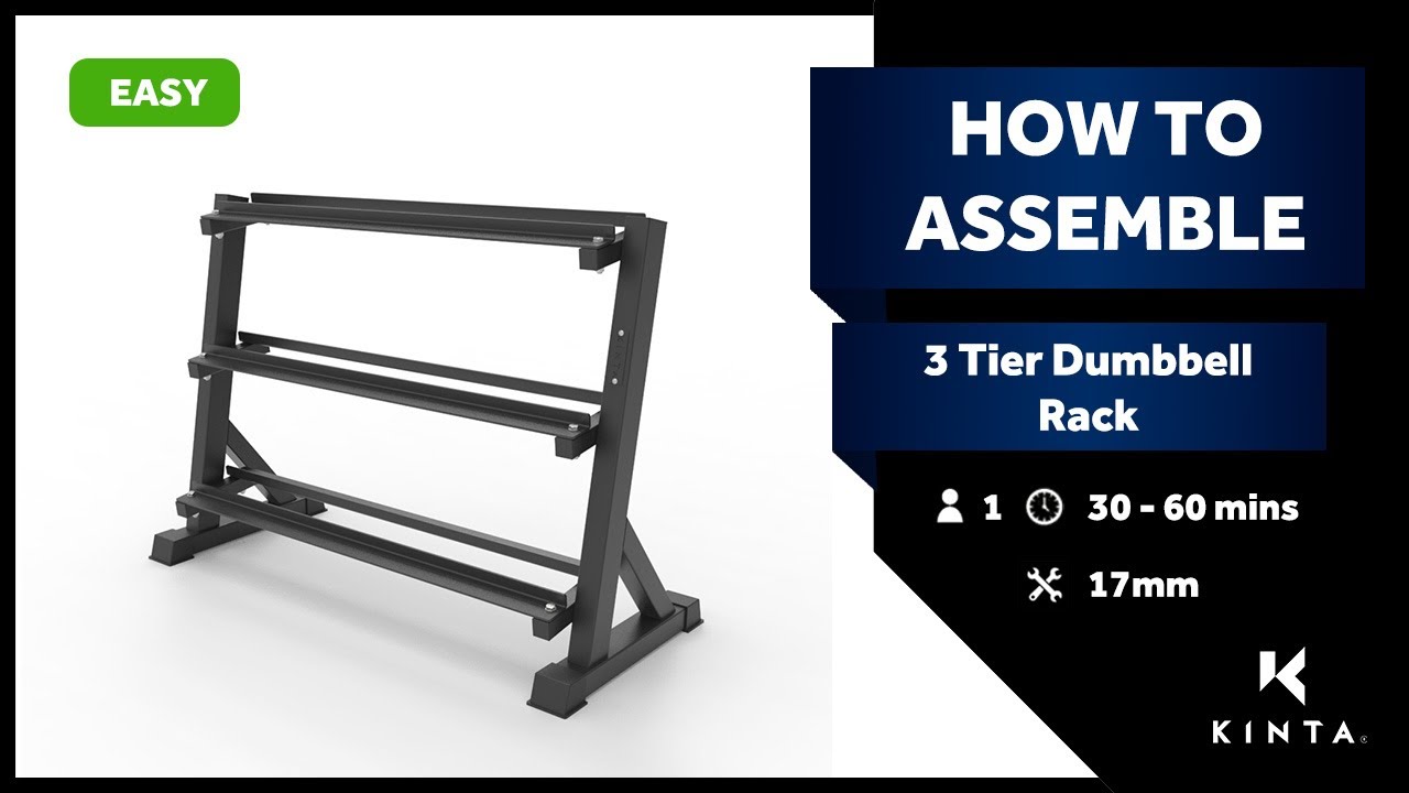 KINTA 3 TIER DUMBBELL RACK | Assembly Guide