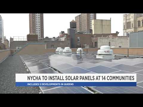 NY1: NYCHA to install solar panels at 14 developments