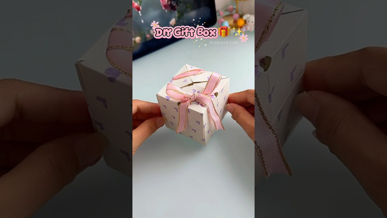 Make cheap Gift boxes look premium 👀✨#shorts #art #diy #craft #yourubeshorts