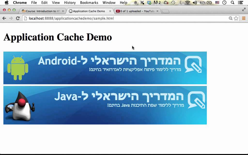 HTML5 Application Cache Network Only Resources