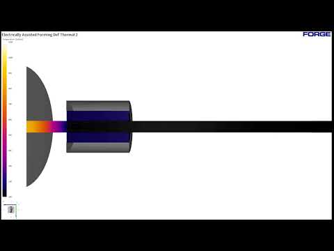 Electrical upsetting simulation - FORGE®