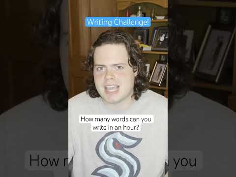 How Many Words Can You Write in an Hour? #writingchallenge #writingcommunity #writer #writers #words