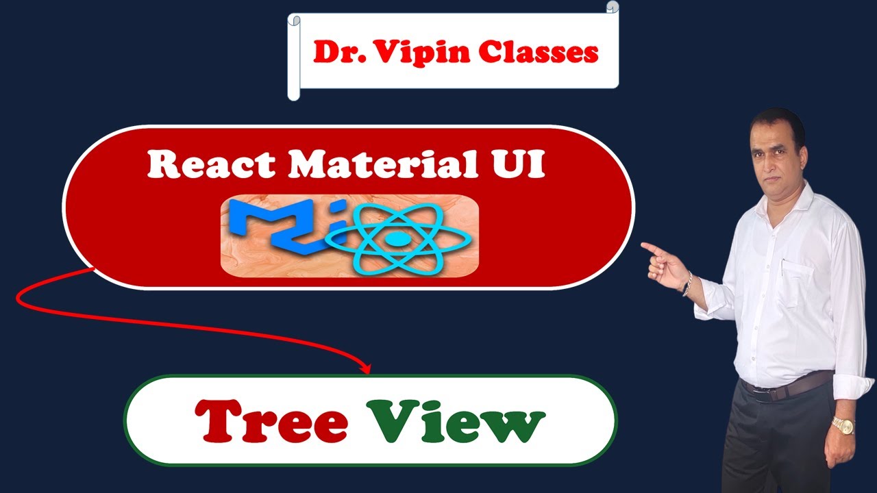 56. React Material UI Tree View | Tree View with Tree Item | Dr Vipin Classes