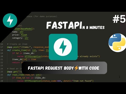 Master FastAPI Request Body Validation in 8 Minutes! 🚀 (Pydantic Models Explained)