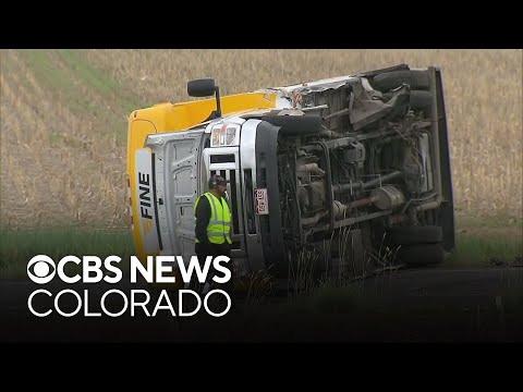 5 people hurt after crash involving shuttle bus leaving Denver International Airport