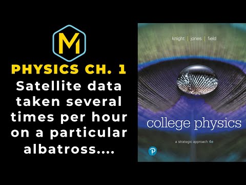 1.67 Mastering Physics Solution-"Satellite data taken several times per hour on a particular albatro
