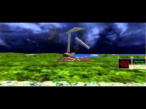 Active Worlds Majestic World Ancient Greek Type Destruction With Tank