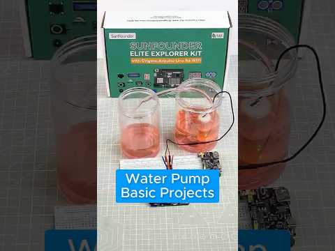 Water Pump Control with Arduino Uno R4 💡 #arduino #arduinoproject