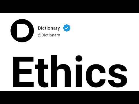 Ethics Meaning In English