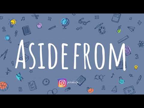 Aside from meaning | Learn English Vocabulary | Word of the Day