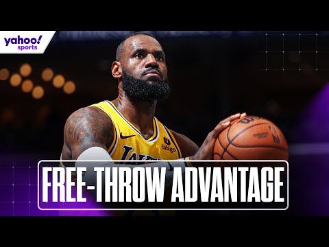 How LEBRON JAMES and LAKERS' free-throw advantage could boost NBA PLAYOFF hopes | Yahoo Sports