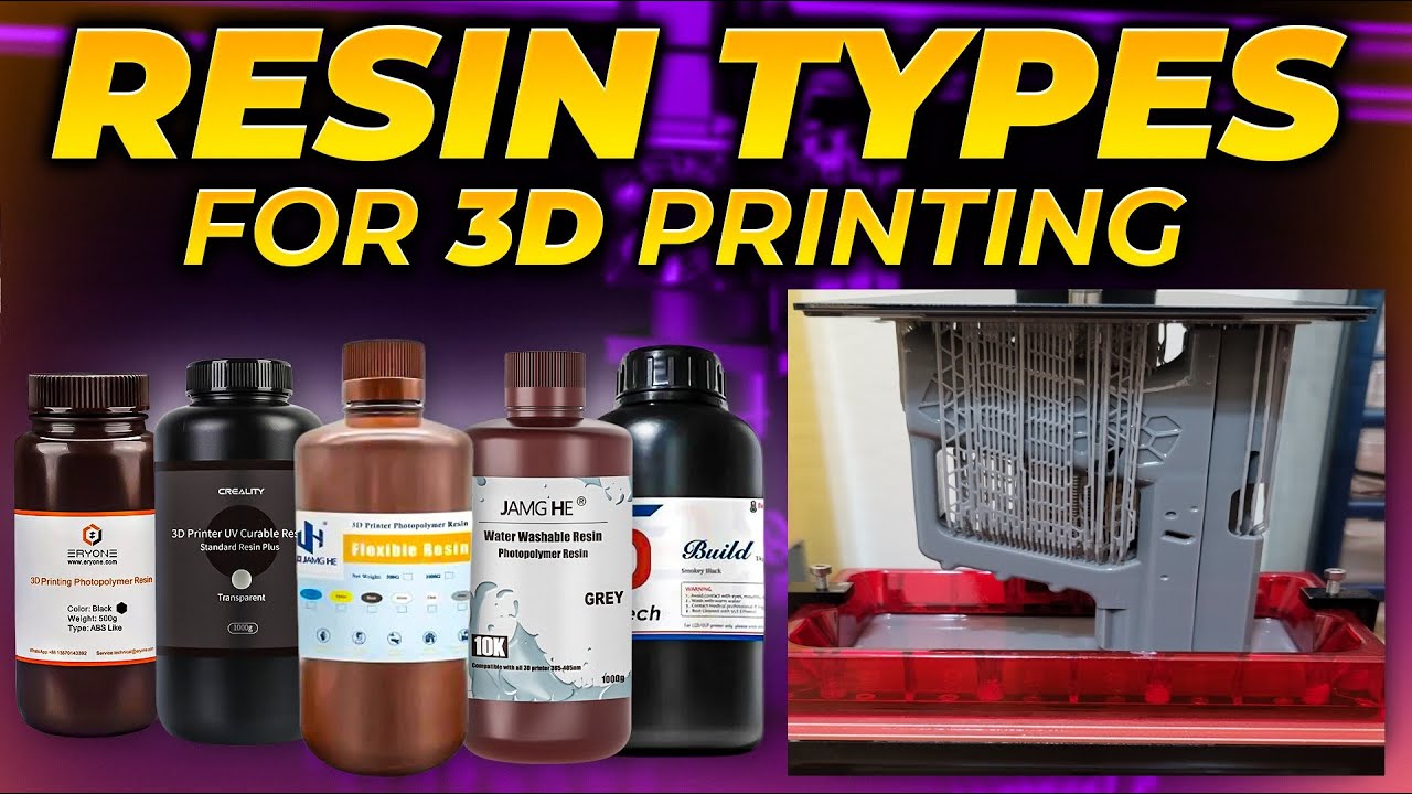 Resin Types for 3D Printing! Part 1