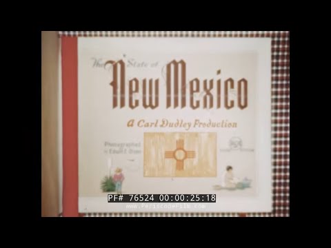 1940s NEW MEXICO TRAVELOGUE SANTA FE 76524