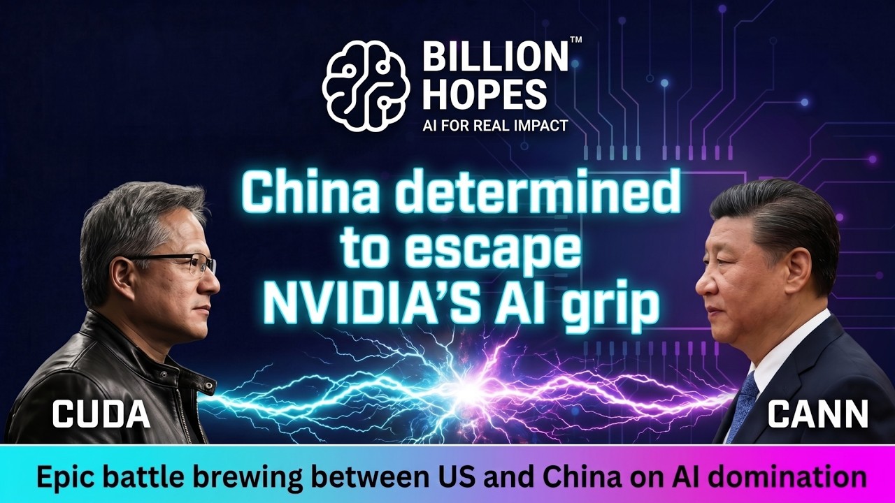 China determined to escape NVIDIA grip | CUDA versus CANN | Mentor Sandy explains | Billion Hopes