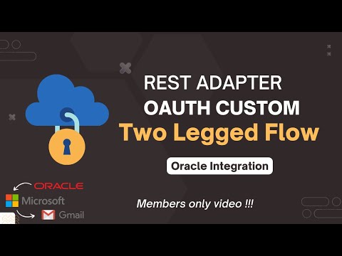 How to Configure the REST Adapter with OAuth Custom Two Legged Token-Based Authentication in OIC ...