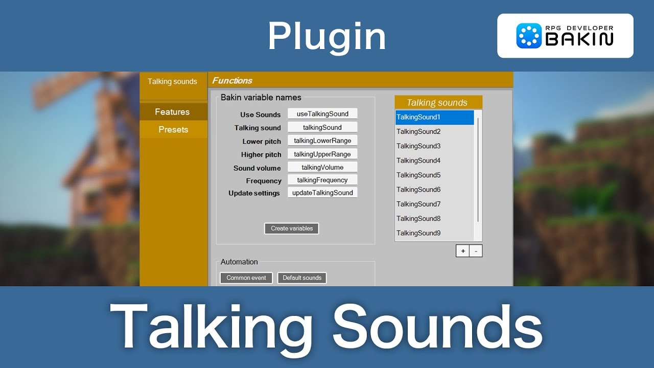 DLC: Talking Sounds [RPG Developer Bakin]