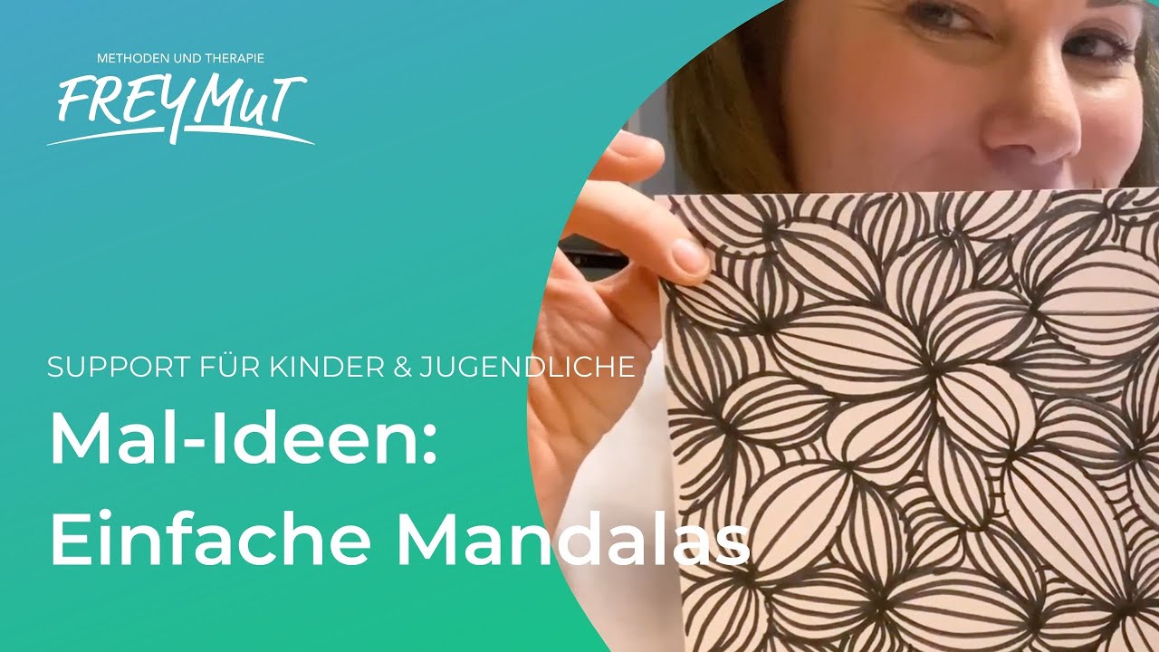 Mandala malen mal anders | Corona-Support für Kinder & Jugendliche mit Eva Schoofs