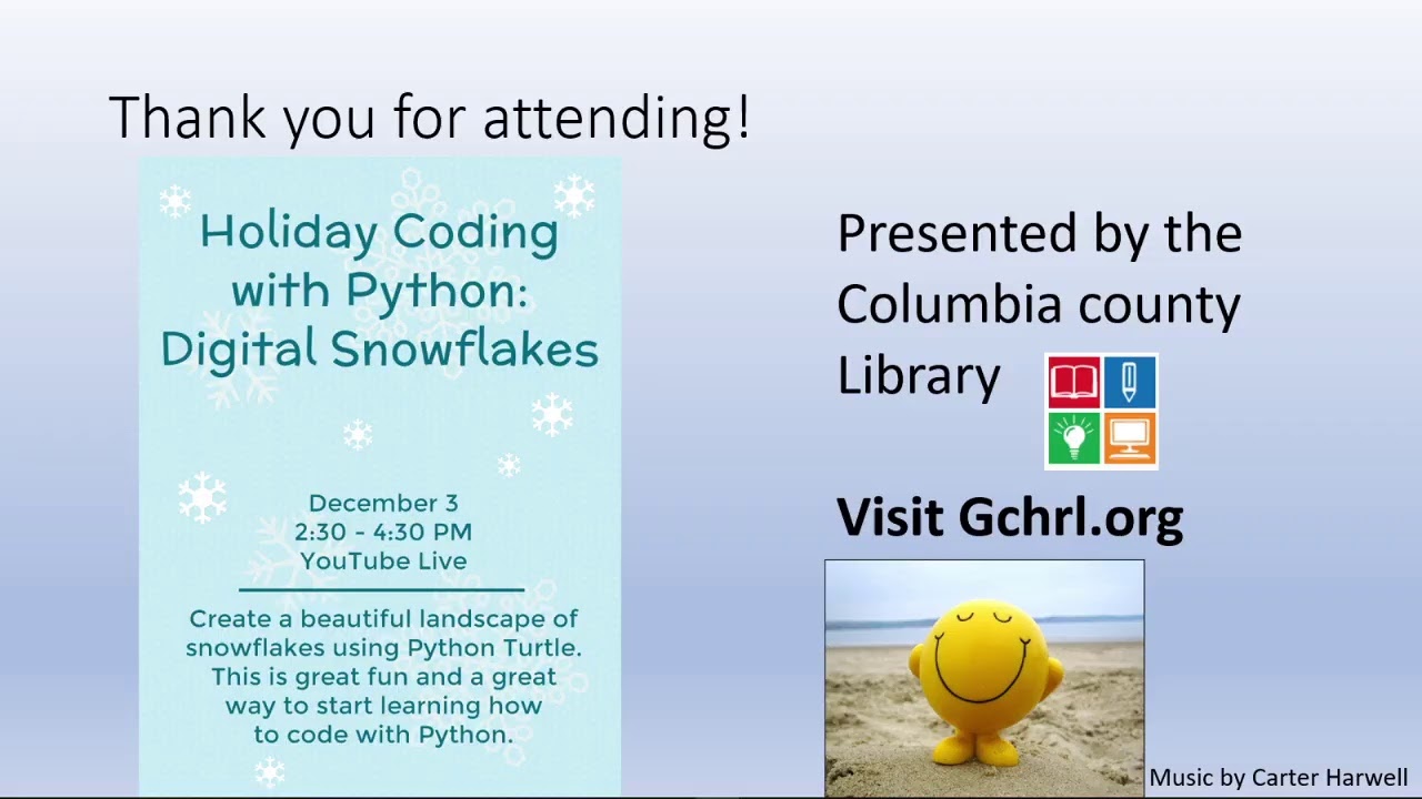Holiday coding with Python: Digital snowflakes with Alex: