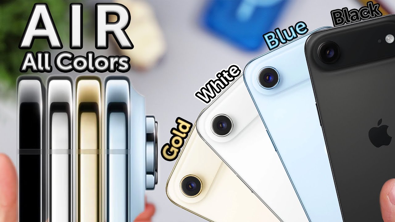 iPhone Air: All Colors In-Depth Comparison! Which is Best?