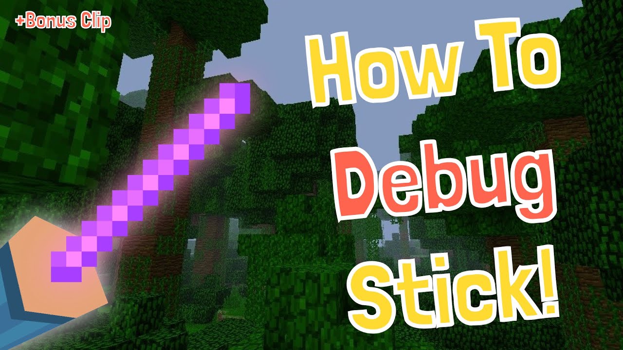 How To Get And Use The Minecraft Debug Stick! Minecraft Tutorial! Java ...