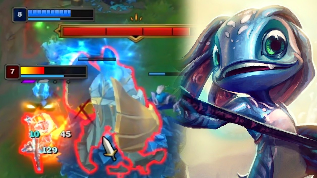 Fizz doesn't care about your tower. Fizz kills you under it.